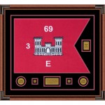 Engineer Corps 28” x 20” Guidon Design 2820-D2 Framed