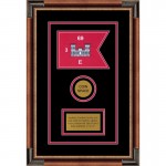 Engineer Corps 7” x 5” Guidon Design 75-D3 Framed
