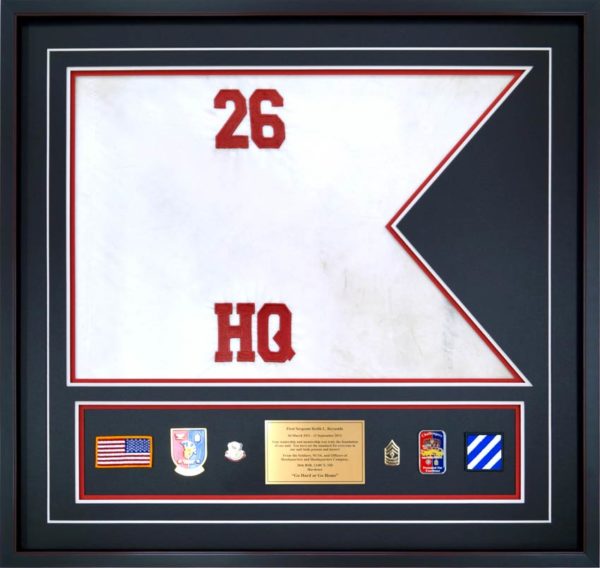 Custom Guidon Framing - Framed Guidons*