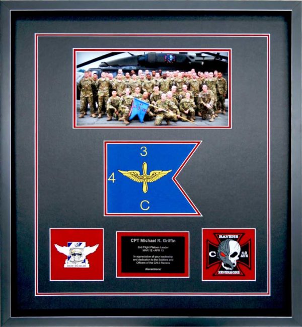 Custom Guidon Framing - Framed Guidons*