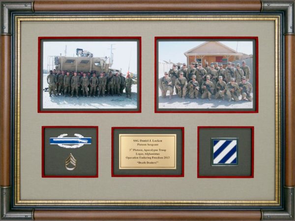 Custom Framed Military Prints And Photos - Framed Guidons