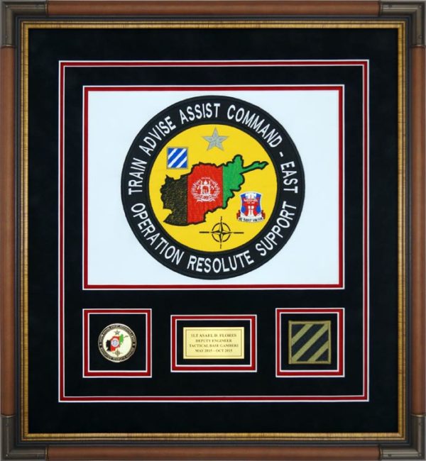 Flag Display Case For The Train Advise Assist Support Command – East ...